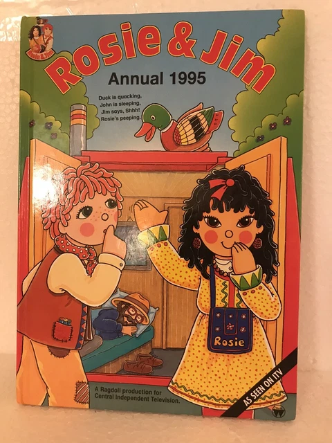 ROSIE & JIM Annual 1995 by Stevens, Robin Hardback Book Ragdoll ...