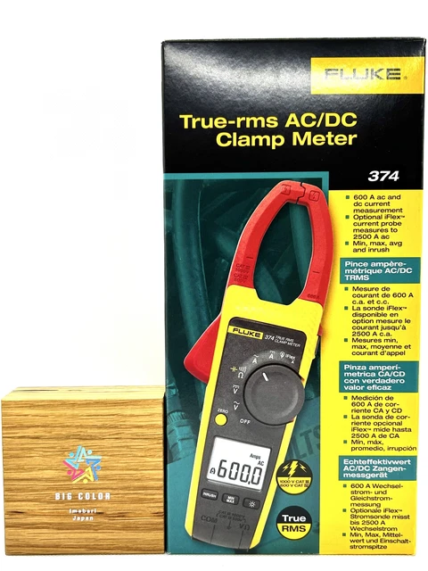 FLUKE 374 FC True-RMS AC/DC Klemme Messgerät kabellos mit Fluke Connect ...