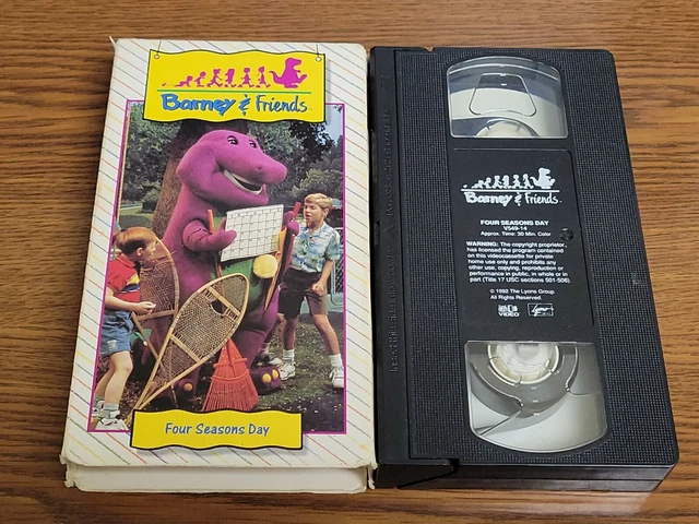 BARNEY & FRIENDS Alphabet Soup VHS Tape RARE! Time Life Video Lyons ...