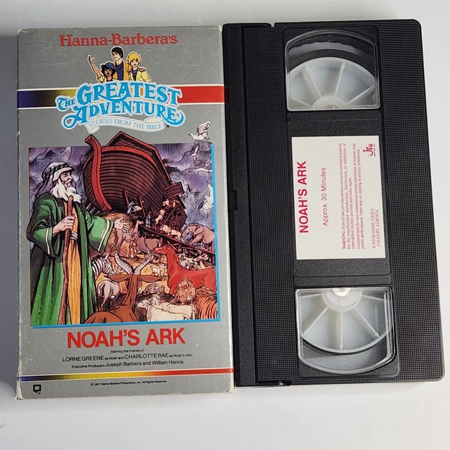 HANNA BARBERAS NOAHS Ark Greatest Adventure Stories from the Bible VHS ...