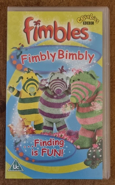 FIMBLES VHS PAL Video Tape Fimbly Bimbly Cbeebies BBC Childrens Classic ...