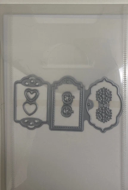 STAMPIN' UP! TRIO of Tags Dies Cut & Emboss Model 150667 $14.99 - PicClick