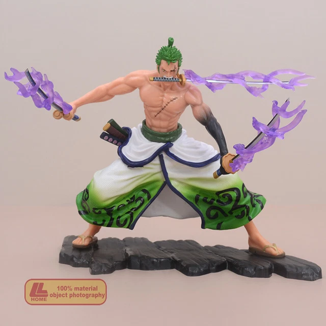ANIME ONE PIECE Wano Country Roronoa Zoro PVC Action Figure Statue Toy ...