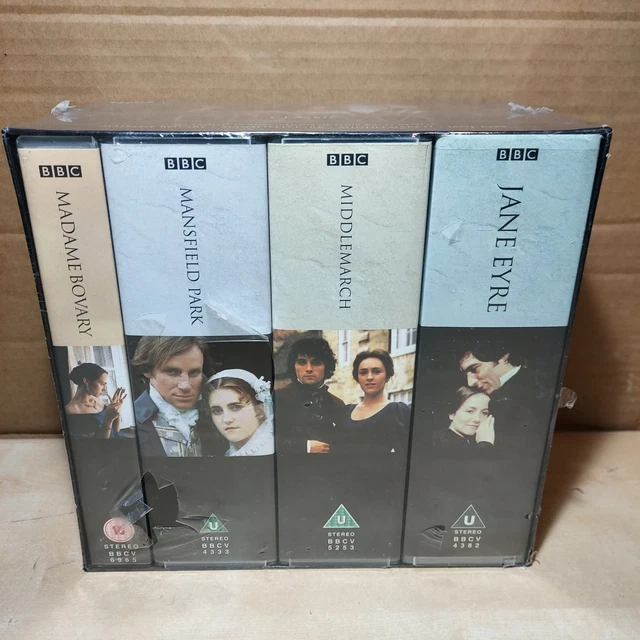 BBC CLASSIC DRAMA 4 Videos VHS Collection Box Set - Jane Eyre ...
