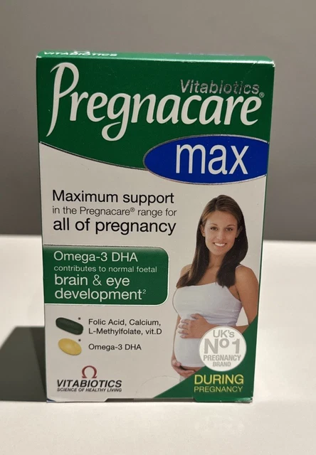 VITABIOTICS PREGNACARE MAX - Pregnancy Vitamins Supplement 84 Tablets ...