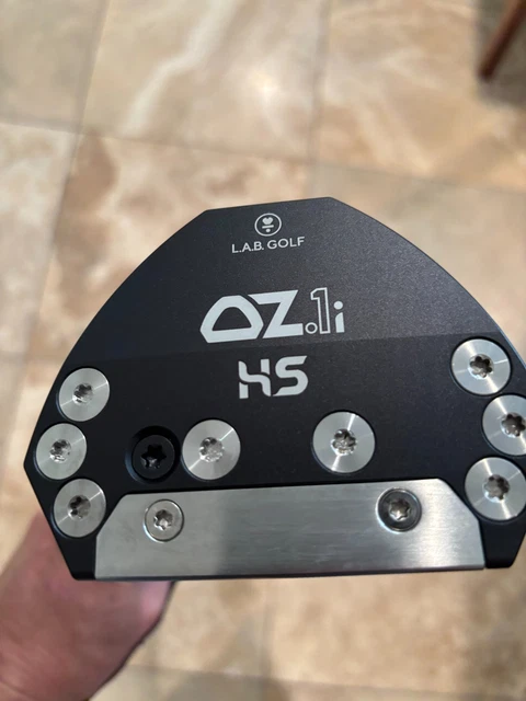 LAB GOLF 2025 OZ.1i HS 34" Heel-Shafted Putter Matte Black Stepped w ...