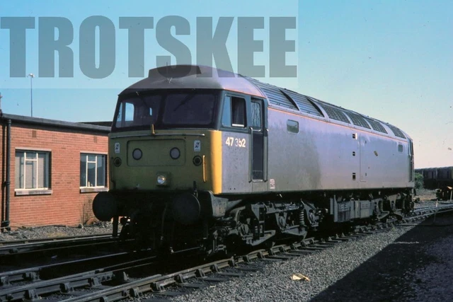 35MM SLIDE BR British Railways Diesel Loco Class 47 47352 c1990 ...