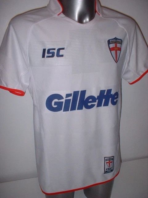 ENGLAND ISC RUGBY League Shirt Jersey Adult Medium 40" World Cup ...