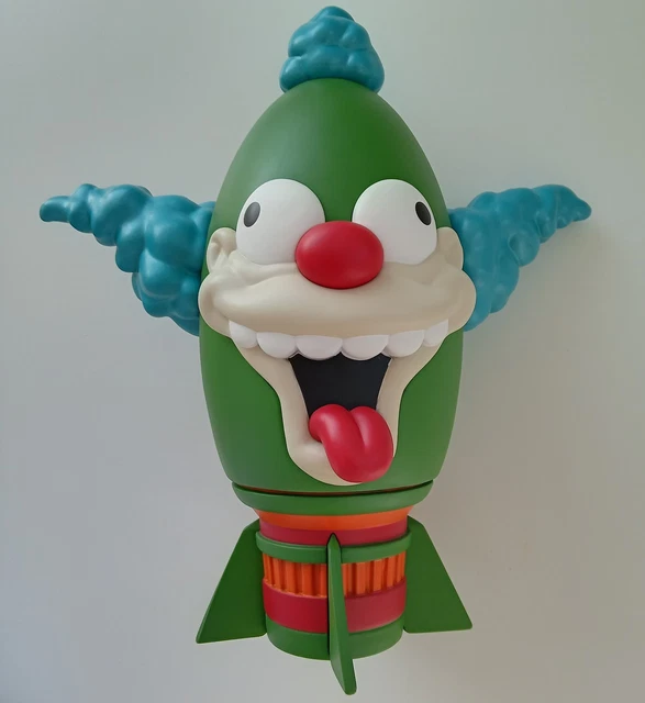 SIMPSONS NATHAN CLEARY Mighty Jaxx Krusty the Clown Missile Vinyl Art ...