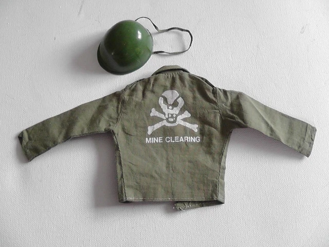 VINTAGE PALITOY ACTION Man Mine Detection / Clearing - Jacket & helmet ...