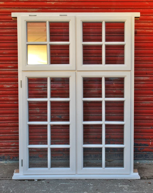TIMBER WOODEN GEORGIAN Style Casement Window! Glazed! Bespoke Made! To ...