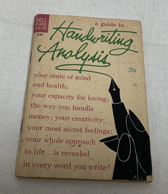 A GUIDE TO Handwriting Analysis Dell Purse Book 1962 PAPERBACK £15.03 ...