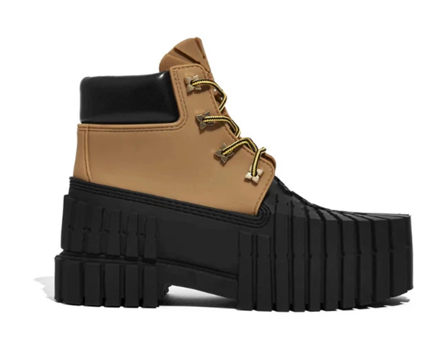 MSCHF 2X4 BOOTS Duck Size 12 Brand New Beige Black Timbs MSCHF-014 Rare ...