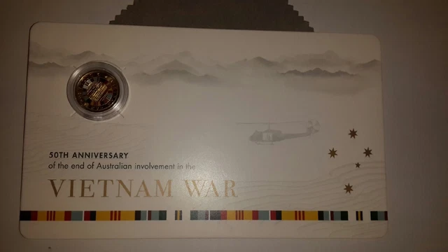 2023 $2 50TH Anniversary of Vietnam War C Mintmark card coin UNC EUR 16 ...
