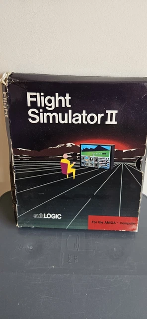 FLIGHT SIMULATOR II and Western Europe Scenery Disk - Amiga Computer £ ...