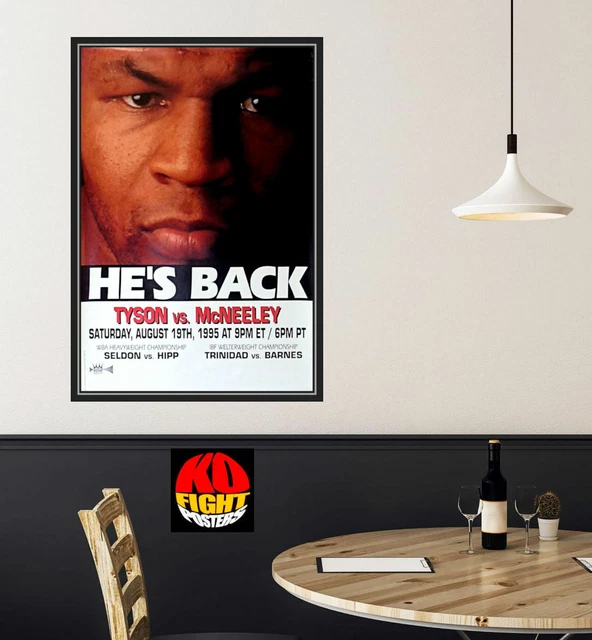 MIKE TYSON VS. PETER McNEELEY : Original (KINGVISION) CCTV Boxing ...