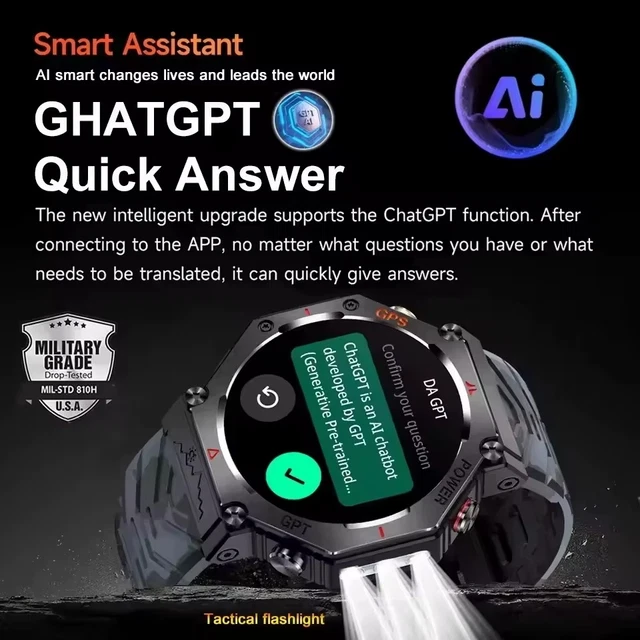 T-REX 3 ULTRA Military Grade GPS Smart Watch 10 ATM Wasserdichter ...