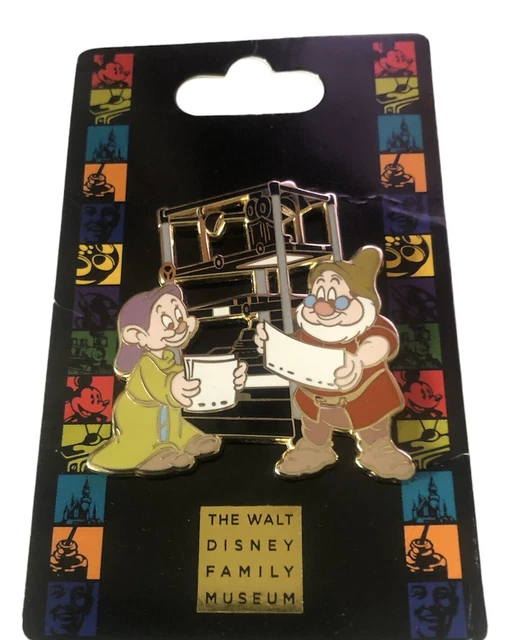 WALT DISNEY FAMILY Museum Dopey Doc Pin Multi Plane Camera Snow White ...
