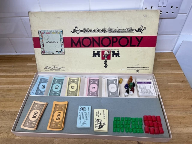 VINTAGE MONOPOLY BOARD Game ~ Rare Canadian Version ~ Complete £29.99 ...