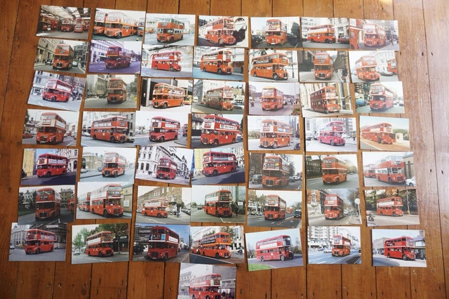 LONDON TRANSPORT BUS Colour RM RML Photos x50 Ref E £34.99 - PicClick UK
