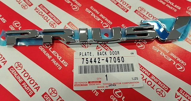7544247060 NUOVO ORIGINALE per TOYOTA PRIUS V 12-19 ZVW40 Distintivo ...