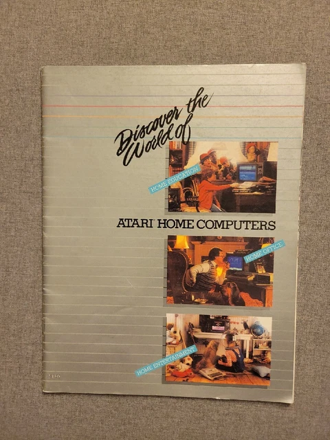 VINTAGE CATALOG DISCOVER the World of Atari Home Computer Retro Gaming ...