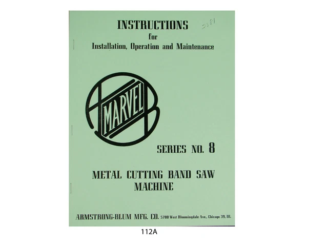 MANUEL D'INSTALLATION, D'EXPLOITATION et d'entretien Marvel Series 8 ...