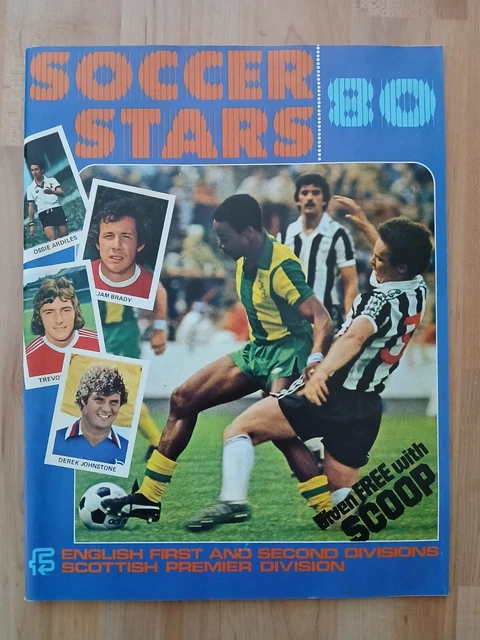 FKS SOCCER STARS 80 sticker album division 1 Empty 1980 £24.99 ...