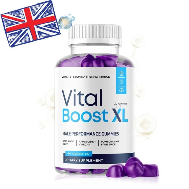 VITAL BOOST XL Male Gummys Advanced Formula VitalBoost XL 60 Gummies ...