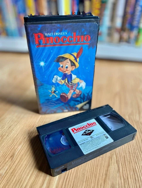 PINOCCHIO VHS WALT Disneys ( 2nd print released in 1988 ) £14.60 ...