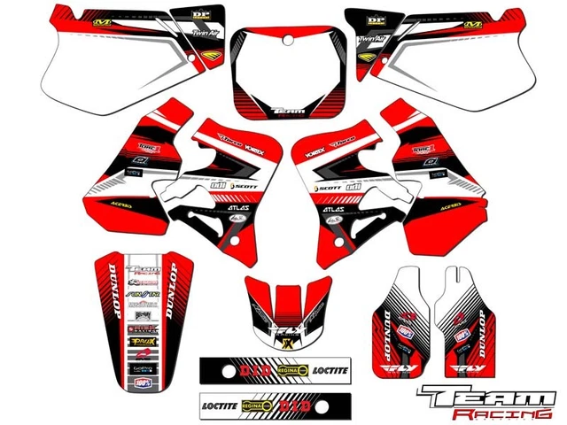 1995-1996 HONDA CR 250 R Graphics Kit Decals Stickers Mx Deco Cr250 ...