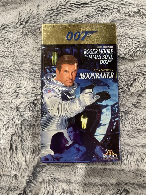 JAMES BOND 007: Moonraker - Roger Moore (VHS, 1988) £4.43 - PicClick UK