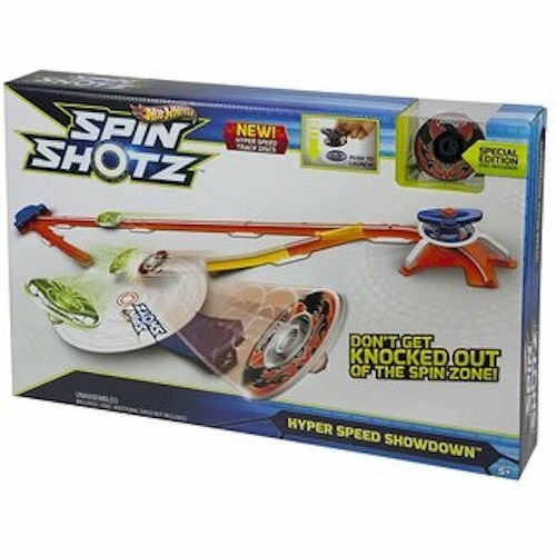 MATTEL HOT WHEELS Spin Shotz Hyper Speed Showdown with 1 Disc £26.49 ...