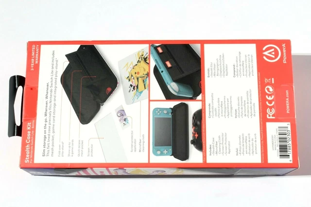 NINTENDO SWITCH LITE Pokemon Pikachu VS Mewtwo Stealth Case Kit - Brand ...