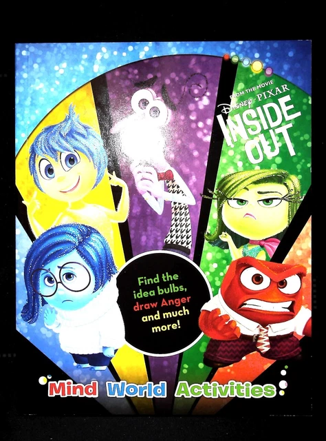 DISNEY PIXAR INSIDE Out Mind World Activities Book, New $5.09 - PicClick