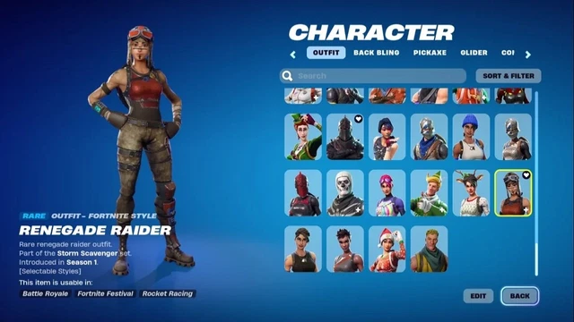 COMPTE OG FN Renegade Raider + Wonder + Exclusivités + Toutes les peaux ...