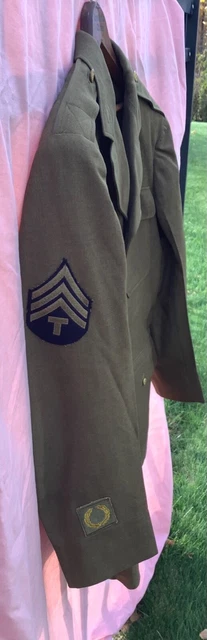 WWII US ARMY Dress Jacket 3rd Service Command Ruptured Duck Authentic £ ...