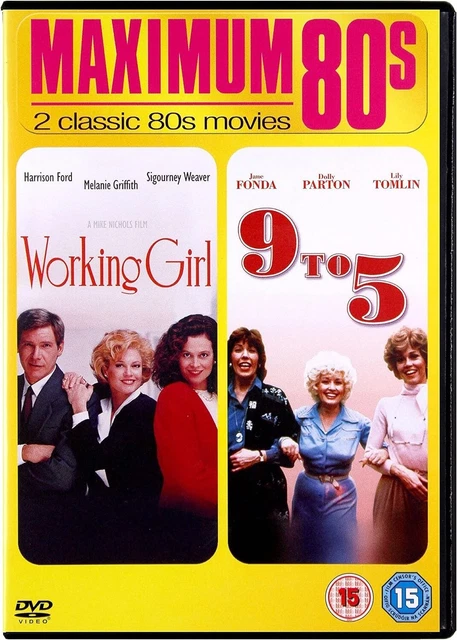 WORKING GIRL HARRISON Ford / 9 To 5 Dolly Parton 2 x DVD 80s Film Movie ...