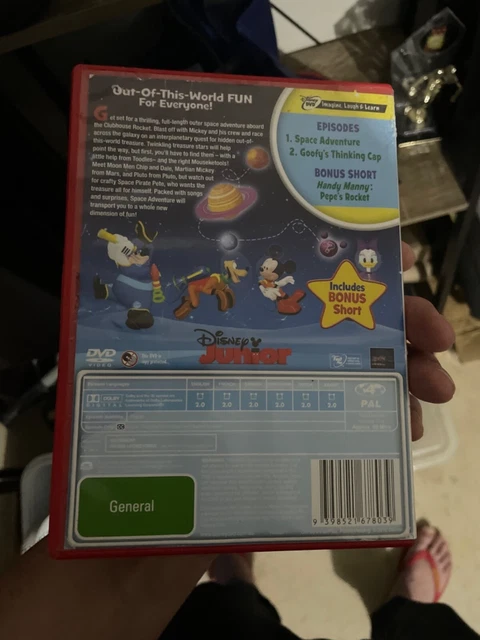 MICKEY MOUSE CLUBHOUSE Space Adventure DVD Disney Junior Region 4 see ...