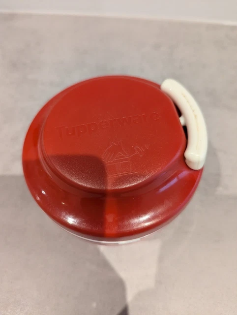 TUPPERWARE TURBO CHEF Speedy Boy Onion Cutter Chopper Red Pull Cord £26 ...