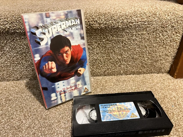 SUPERMAN THE MOVIE (VHS) Christopher Reeve 1978 *RARE* £9.00 - PicClick UK