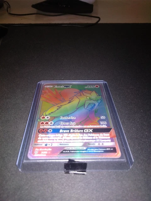 CARTE POKÉMON ENTEI GX Rainbow 74/73 secret rare Légendes brillantes ...