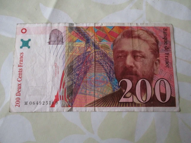 BILLET DE BANQUE De France 200 Franc EUR 1,00 - PicClick FR