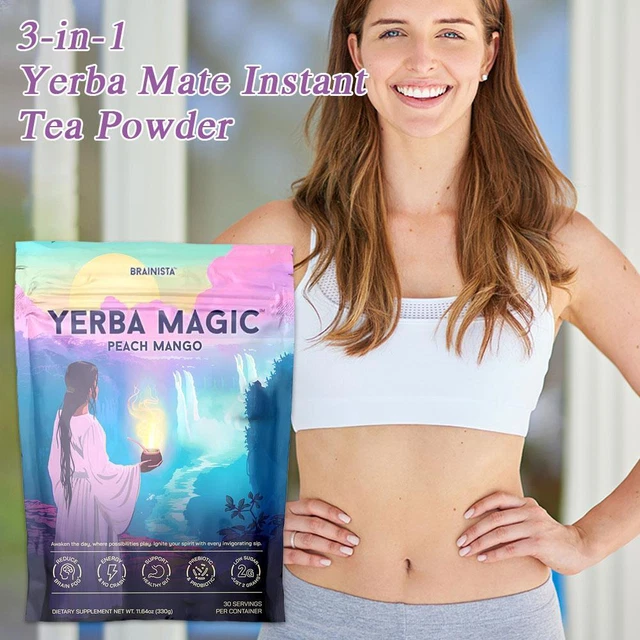 3-IN-1 YERBA MATE Instant Probiotics Tea Powder Body Shaped Vitamin Support330g £14.17 - PicClick UK