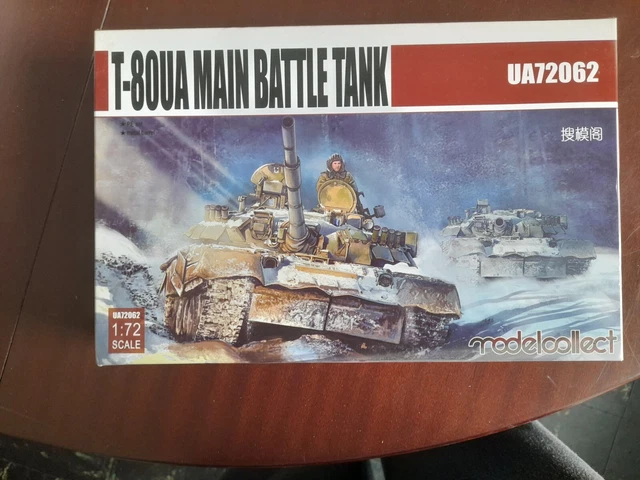 1:72 SCALE MODELCOLLECT T80UA Main Battle Tank UA72062 model kit EUR 18 ...