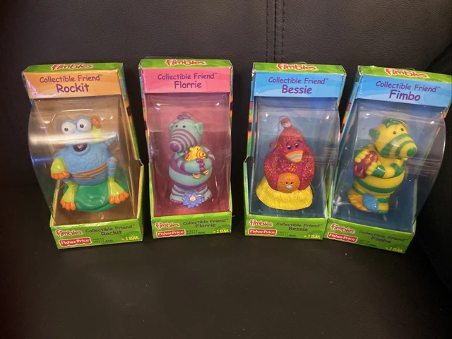 FISHER PRICE FIMBLES Friends Figures -Fimbo ,Florrie,Rockit & Bessie ...