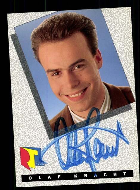 OLAF KRACHT RTL Plus Autogrammkarte Original Signiert + F 1991 EUR 2,99 - PicClick DE
