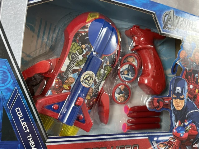 AVENGERS REPULSOR BLASTER Toy Dart Gun Marvel Avengers Comics Power ...