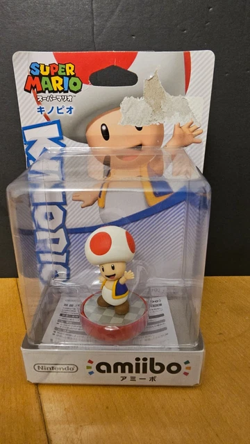 NINTENDO AMIIBO TOAD Kinopio Super Mario New sealed nintendo amiibo EUR ...