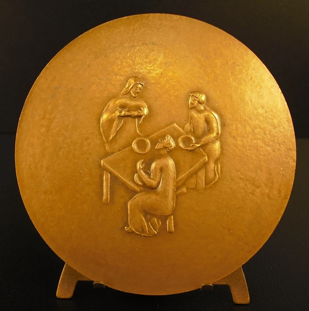 MEDAL FRACTION OF Bread, Jean Guitton Catholic Philosopher Academician ...